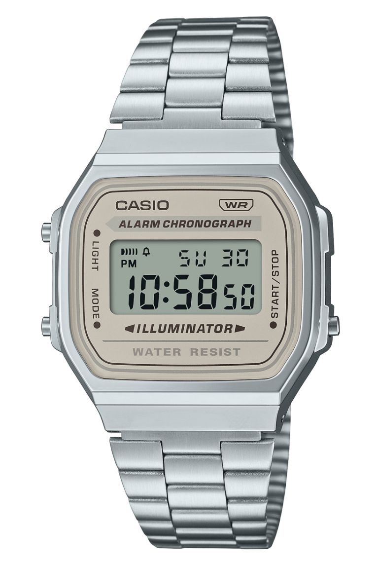 Casio vintage digitale horloge | Retro grijs display en iconisch design