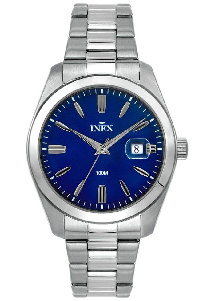Inex Mens Classic Silver Blue A69528S8I A69528S8I